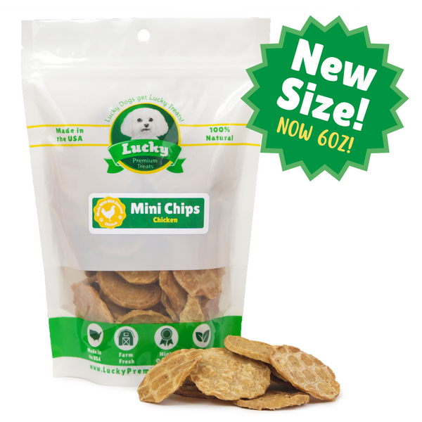 Mini Chicken Chips – Lucky Premium Treats