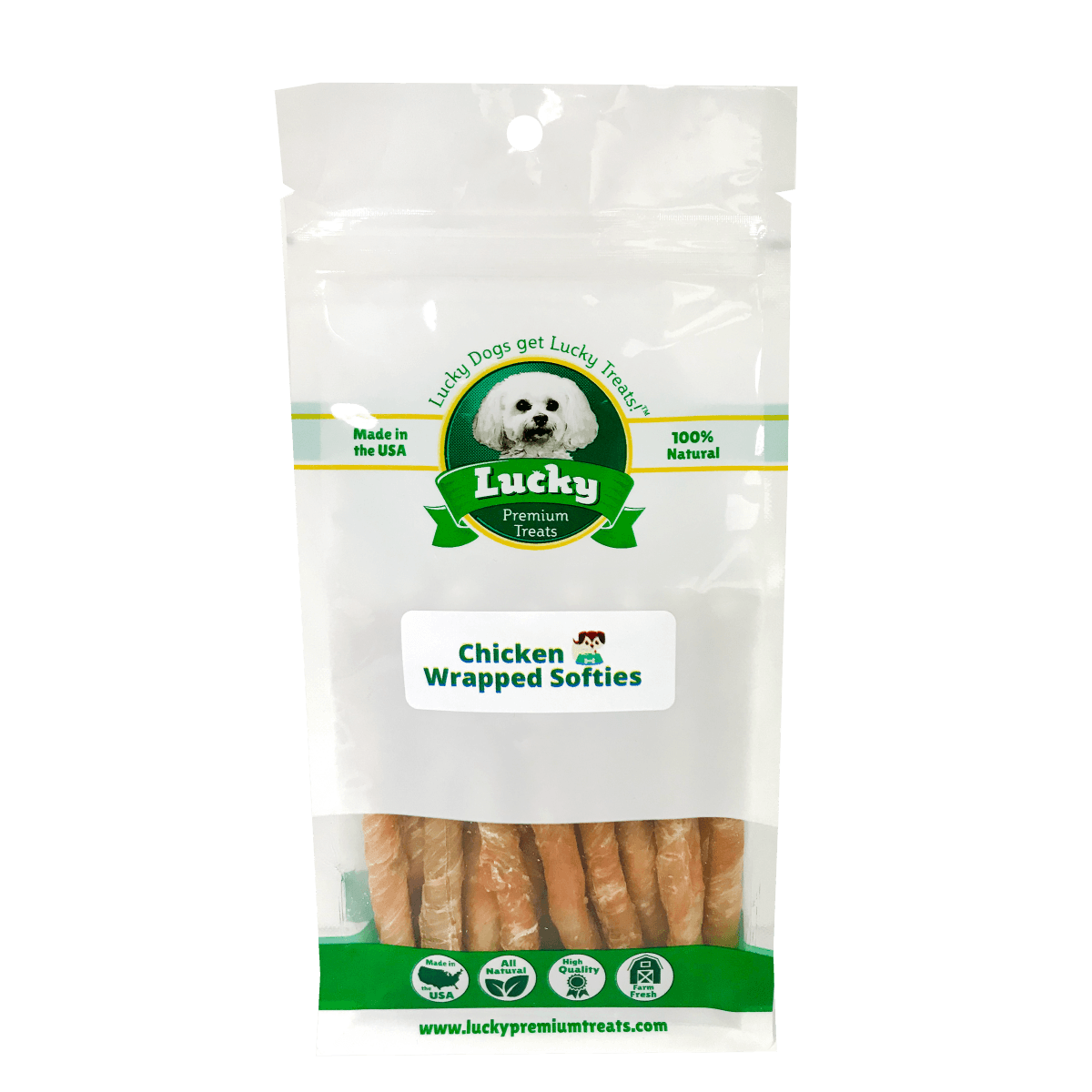 Chicken Wrapped Softies – Lucky Premium Treats